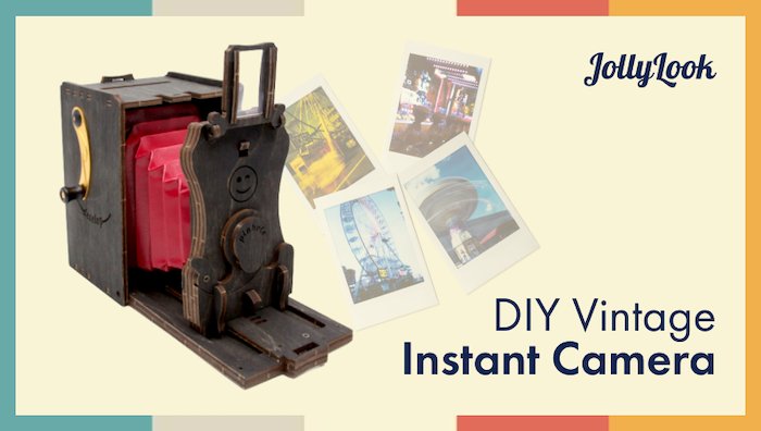 Launching Jollylook Pinhole Instant Film Camera DIY Kit!