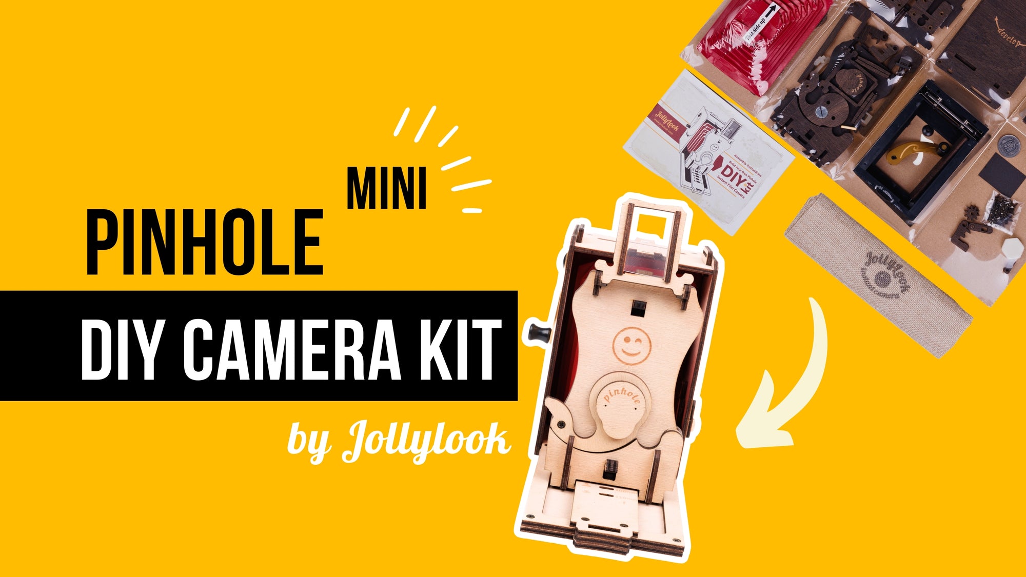 Pinhole Mini Instant Film Camera DIY Kit for Self Assembly – Jollylook