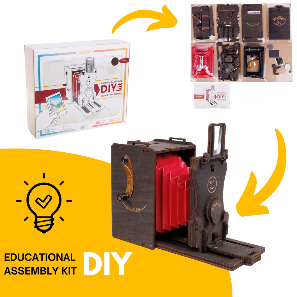 Pinhole Mini Instant Film Camera Building Set - DIY Kit for Self Assem ...